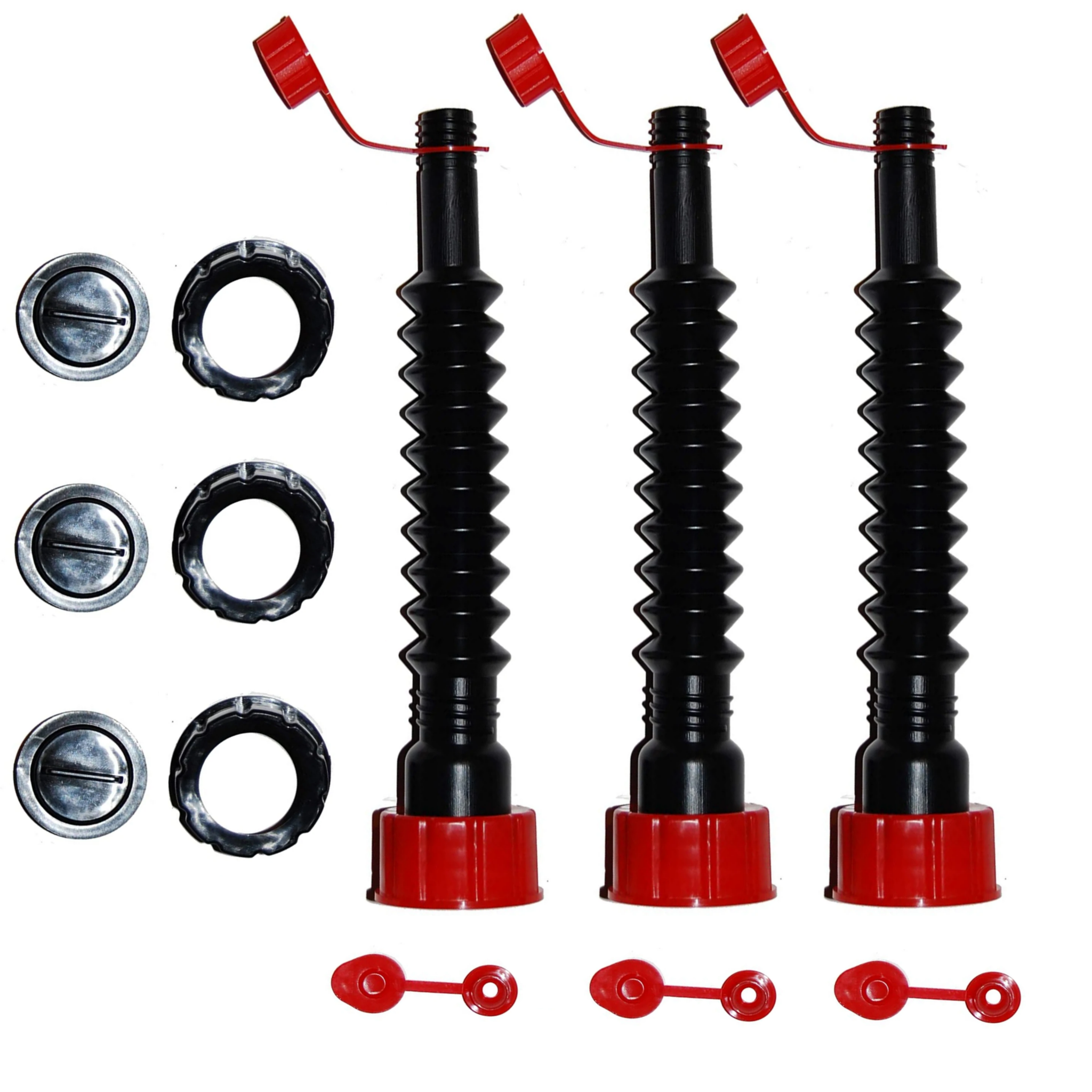 Gas Spout Replacement 3-Pack Replacement Gas Can Spout Nozzle & Vent ...